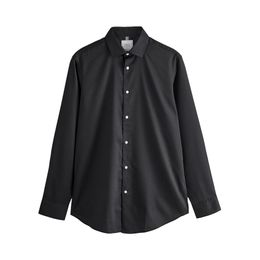 next Button Up Shirt male Black size 17