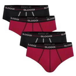 Sloggi Slip Herren Größe XL weinrot / schwarz / weiß