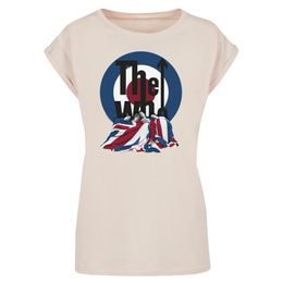 F4NT4STIC T-Shirt 'The Who Flag Blanket' Damen Gr&ouml;&szlig;e S beige / blau / rot / schwarz