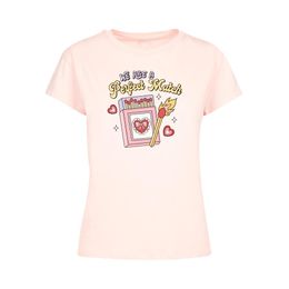 F4NT4STIC Shirt 'We Are A Perfect Match Love' female Pink size XS