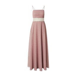 Vera Mont Kleid Damen Größe 42 creme / rosa / silber Winterkleid