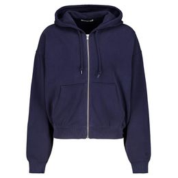 America Today Zip-Up Hoodie female Blue size XL