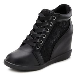 Lascana High-Top Sneakers female Black size 36