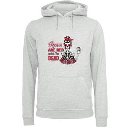 F4NT4STIC Sweatshirt 'Anti Valentinstag Roses Are Red' female Grey size L