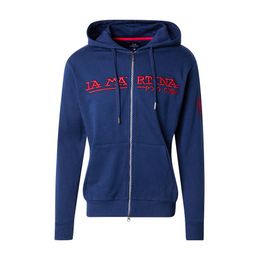 La Martina Zip-Up Hoodie male Blue size L