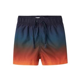 name it Badeshorts Jungen Größe 98 blau / orange / rot
