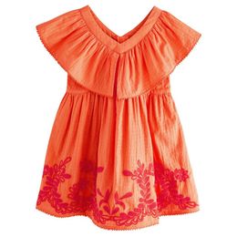 next Kleid Mädchen Größe 140 orange / rot