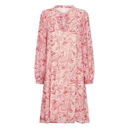 PART TWO Kleid 'PiyannaPW' Damen Größe 32 melone / weiß Winterkleid
