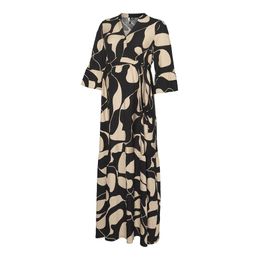 Vero Moda Maternity Umstand Kleid 'VERA' Damen Gr&ouml;&szlig;e 34 beige / schwarz Winterkleid