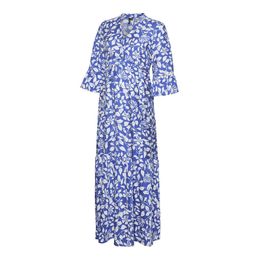 Vero Moda Maternity Umstand Kleid 'MVERA' Damen Größe 42 blau / weiß Winterkleid