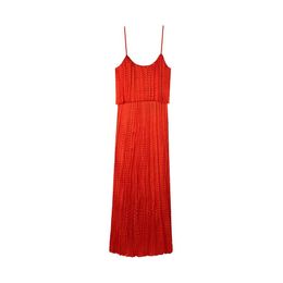 Lola Casademunt Maxikleid Damen Größe 42 orange Winterkleid