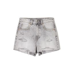 Bershka Shorts Damen Gr&ouml;&szlig;e 34 hellgrau