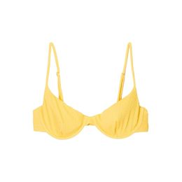 Bershka Bikini Top female Yellow size M