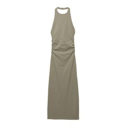 Pull&Bear Pull&Bear Kleid Damen Größe 34 khaki Winterkleid