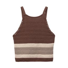 Pull&Bear Pull&Bear Top Damen Gr&ouml;&szlig;e M beige / braun / taupe