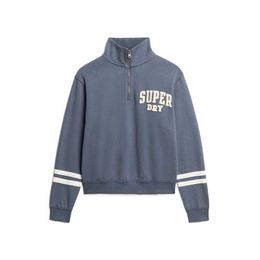 Superdry & Co Sweatshirt Damen Gr&ouml;&szlig;e L marine / wei&szlig;