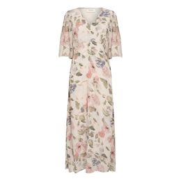 Cream Kleid 'CRHailey' Damen Größe 46 beige / grün / lila / rosa Winterkleid