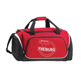 multifanshop Sporttasche - Freiburg - Meine Fankurve - Druck wei&szlig; - Tasche