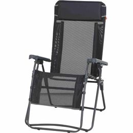 siena GARDEN Campingstuhl 'Comfort' anthrazit 50 x 109 x 92 cm