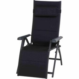 siena GARDEN Camping-Relaxsessel 'Premium' anthrazit 52 x 124 x 52 cm