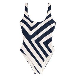 next Badeanzug Damen Gr&ouml;&szlig;e L navy / wei&szlig;