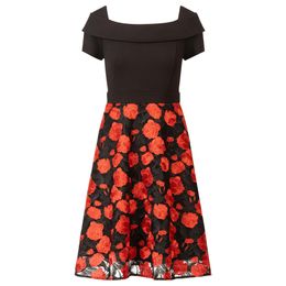 Kraimod Cocktailkleid Damen Gr&ouml;&szlig;e 38 rot / schwarz