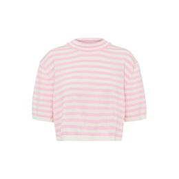 LeGer by Lena Gercke T-Shirt 'Cara' Damen Gr&ouml;&szlig;e S rosa / wei&szlig;