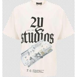 2y Studios T -Shirt 'Razor' Herren Gr&ouml;&szlig;e XXL gelb / dunkelgr&uuml;n / schwarz / offwhite