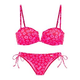 Buffalo Bikini Damen Gr&ouml;&szlig;e S hellpink / dunkelpink