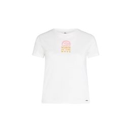 O`Neill O'neill Shirt Damen Gr&ouml;&szlig;e L hellorange / pink / wei&szlig;