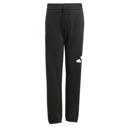 adidas Sportswear Sporthose 'Essentials' Jungen Gr&ouml;&szlig;e 164 schwarz / wei&szlig;