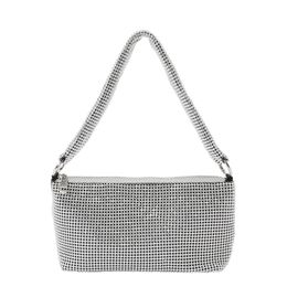 ABOUT YOU Schultertasche Damen Gr&ouml;&szlig;e One Size schwarz / silber