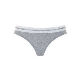 Copenhagen Studios String Damen Gr&ouml;&szlig;e XS grau / wei&szlig;