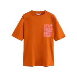 next T-Shirt Damen Gr&ouml;&szlig;e XS cognac / rosa