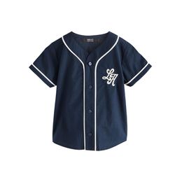 next Hemd Jungen Gr&ouml;&szlig;e 122 navy / wei&szlig;