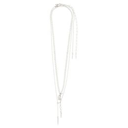 Pilgrim Kette 'Breeze' Damen Gr&ouml;&szlig;e One Size silber / transparent / perlwei&szlig;