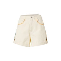Vila Shorts Damen Gr&ouml;&szlig;e 27/28 creme / karamell / tanne / schwarz