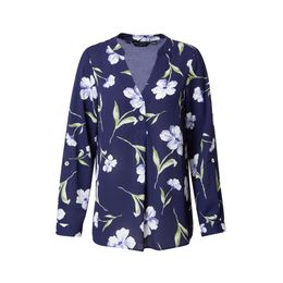Dorothy Perkins Bluse Damen Gr&ouml;&szlig;e XS navy / gr&uuml;n