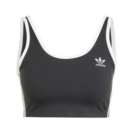 adidas originals Top 'Adicolor' Damen Gr&ouml;&szlig;e 4XS schwarz / wei&szlig;