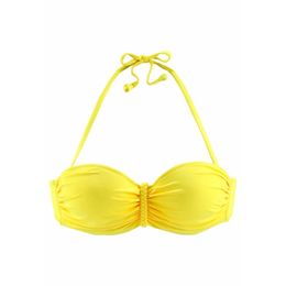 Buffalo B&uuml;gel-Bandeau-Top "Happy" Damen Gr&ouml;&szlig;e 70 limone