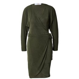 Wal G. Kleid Damen Gr&ouml;&szlig;e 42 dunkelgr&uuml;n Winterkleid