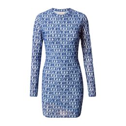 Fiorucci Kleid Damen Gr&ouml;&szlig;e 38 indigo / hellblau Winterkleid