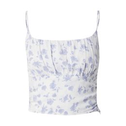 ABOUT YOU Top 'Bianca' Damen Gr&ouml;&szlig;e XS blau / wei&szlig;