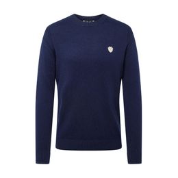 19V69 Italia Pullover 'Paolo' Herren Gr&ouml;&szlig;e XL navy / wei&szlig;