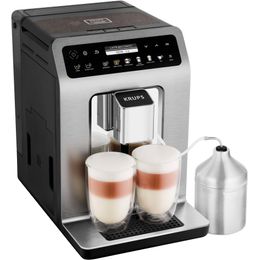 Krups Kaffeevollautomat "EA894T Evidence Plus", grau (titansilberfarben), B:24cm H:36,3cm T:37,2cm, Kaffeevollautomaten, mit vielen technischen Innovationen und Bedienungshighlights