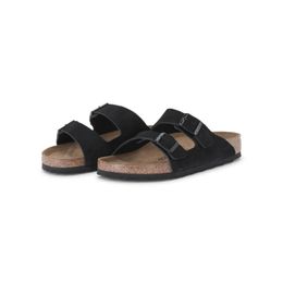Birkenstock Low-Top Sneaker - Sandale Arizona aus Veloursleder - Gr. 41 (EU) - in Schwarz - f&uuml;r Damen
