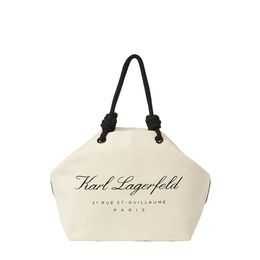 K by KARL LAGERFELD Karl Lagerfeld Shopper - HOTEL�KARL STRAND-TOTE-BAG - Gr. unisize - in Beige - f&uuml;r Damen