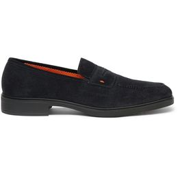 Santoni Loafer - Men's suede Easy loafer - Gr. UK_10 - in Wei&szlig; - f&uuml;r Damen