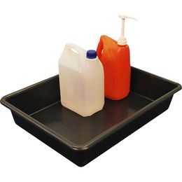 eurokraft basic PE-Kleingebinde-Universalwanne, Volumen 28 l, 645 x 490 x 120 mm, stapelbar