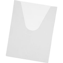 EICHNER Schaltplantasche, selbstklebend, mit V-Öffnung, Format DIN A4, transparent, VE 25 Stk